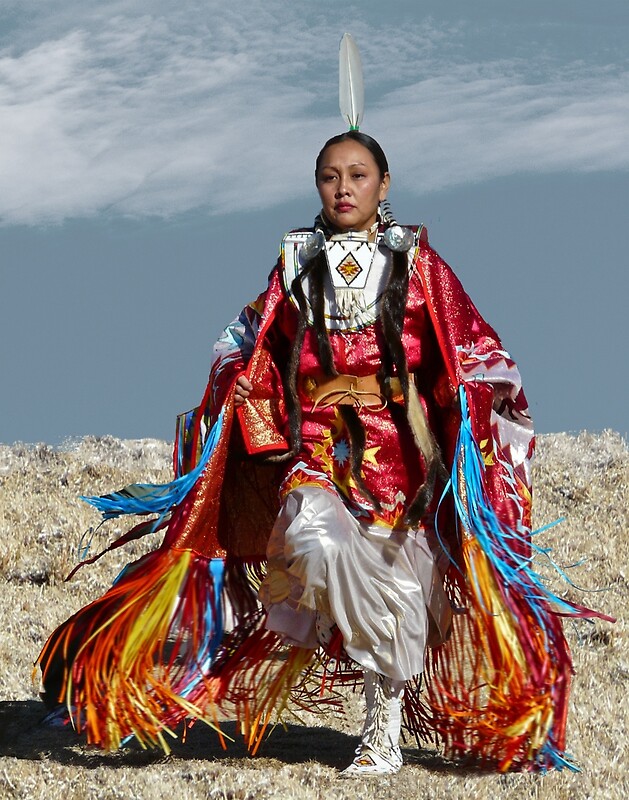 "Shawl dancer" by Linda Sparks | Redbubble