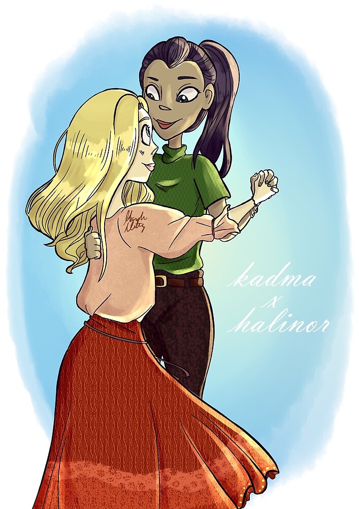 "Kadma x Halinor" by hannahnutting | Redbubble