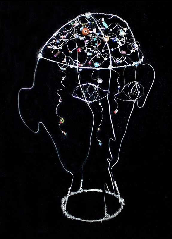 "Glitter Brain" by Maddie Rowan | Redbubble