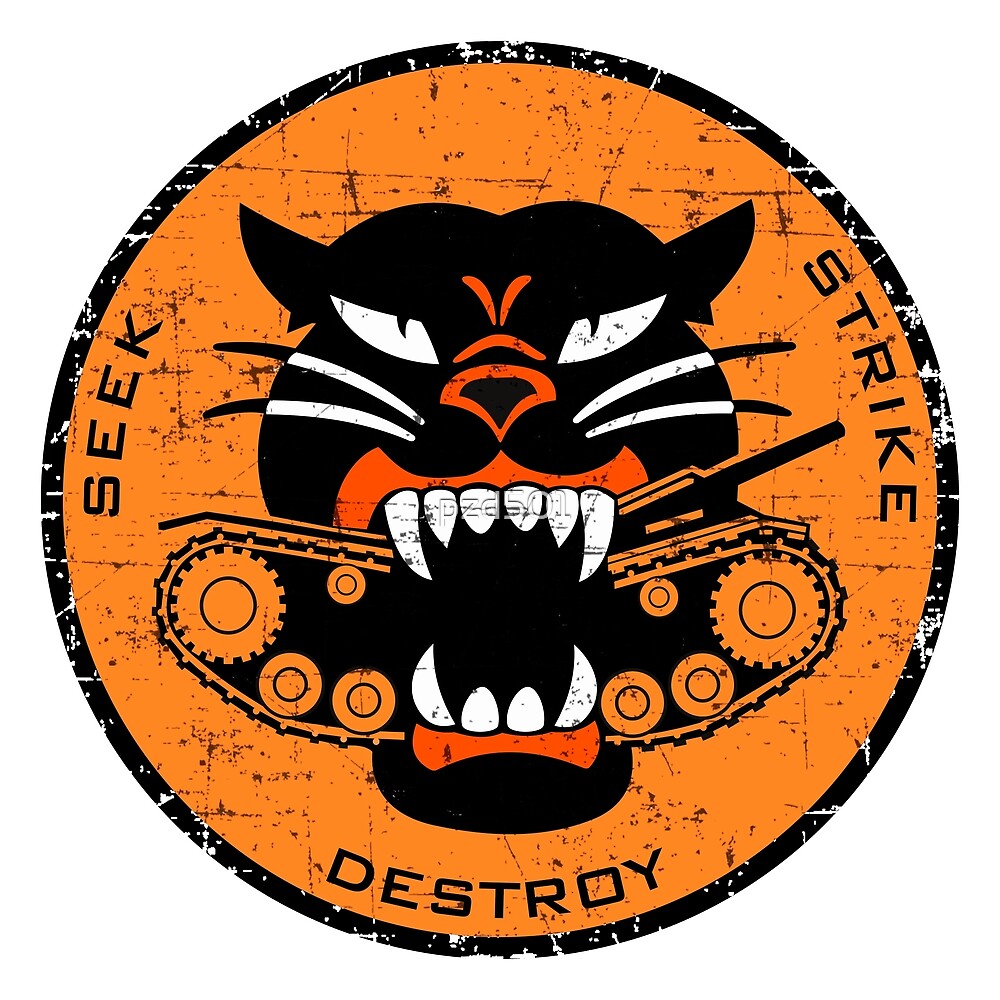 "US Army - Tank Destroyer Battalions emblem - SEEK STRIKE DESTROY ...