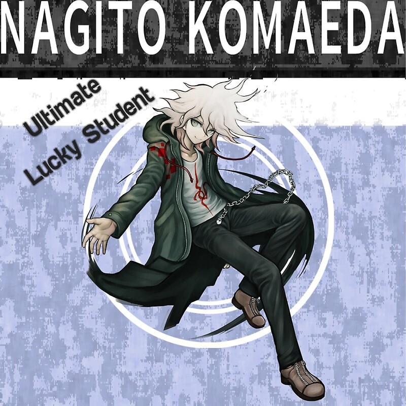 "Nagito Komaeda: The Ultimate Lucky Student" by TLS409 | Redbubble