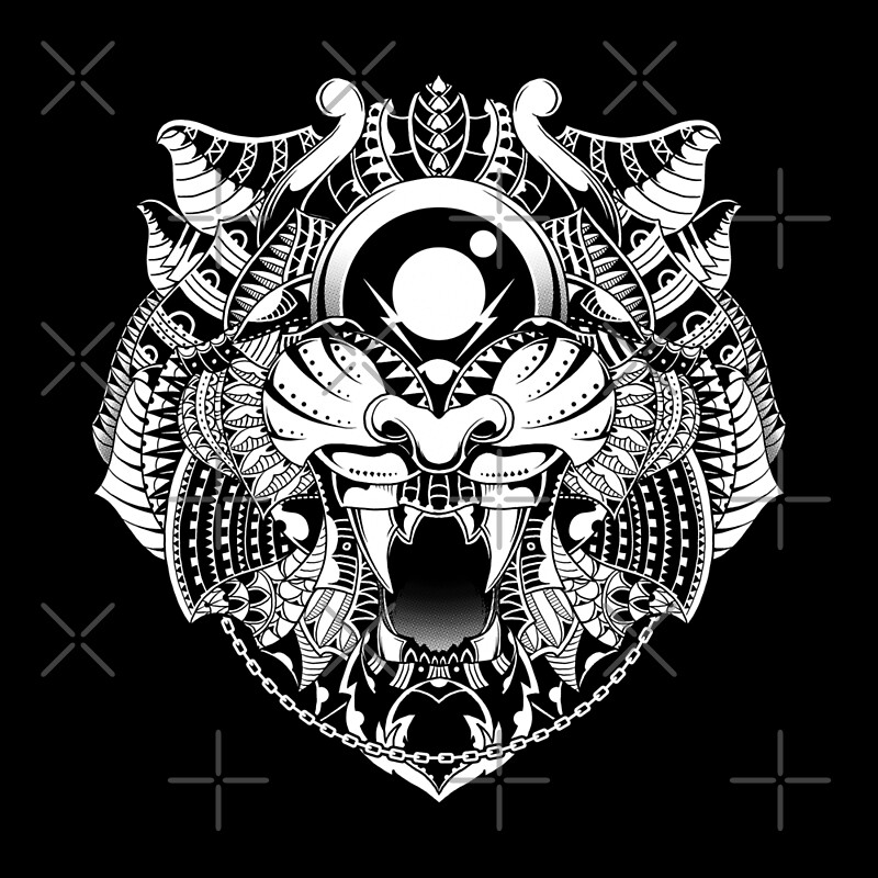 "One Eyed Tiger" by GODZILLARGE | Redbubble