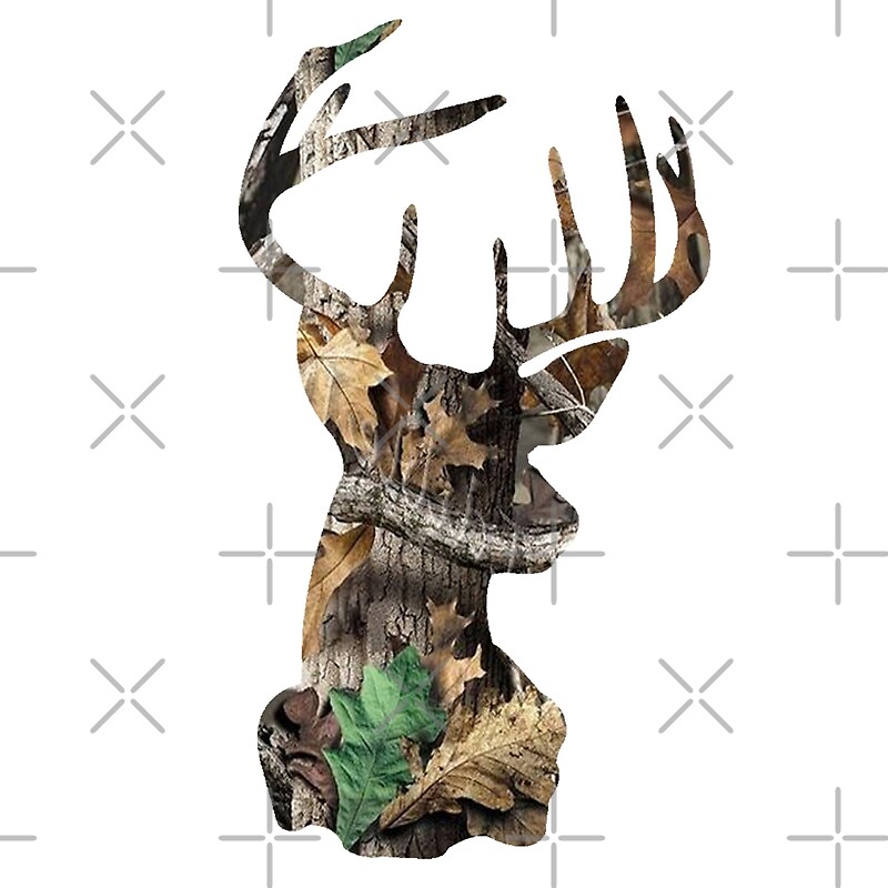 "Camo Deer Head" by newhuman | Redbubble