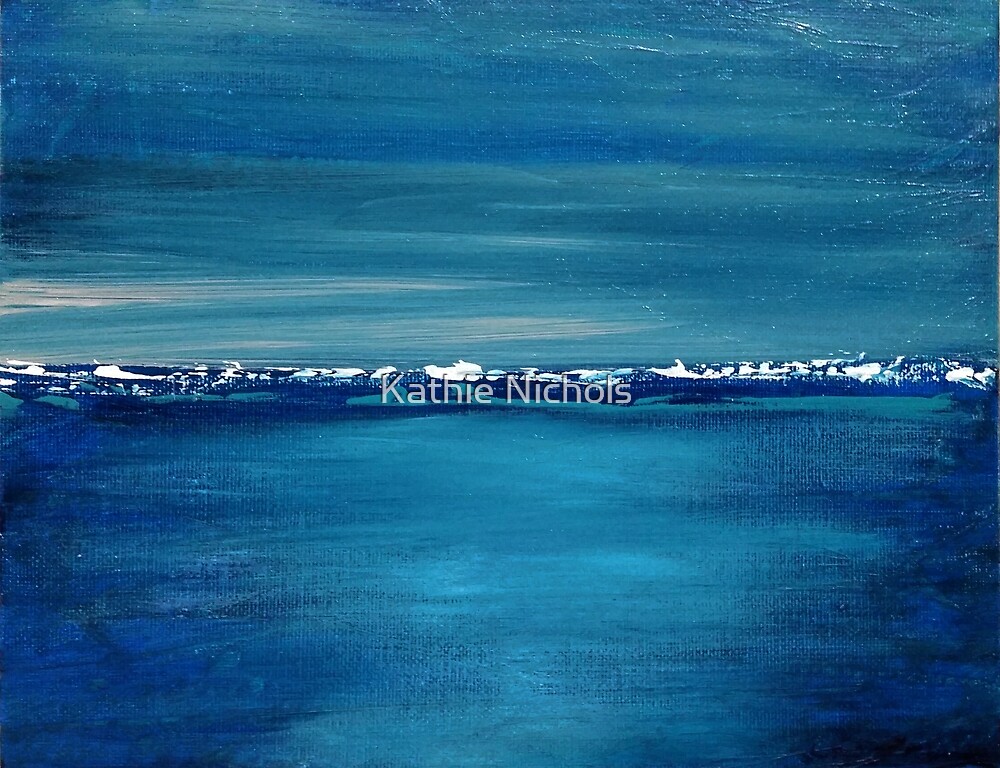 "Midnight Ocean" by Kathie Nichols | Redbubble