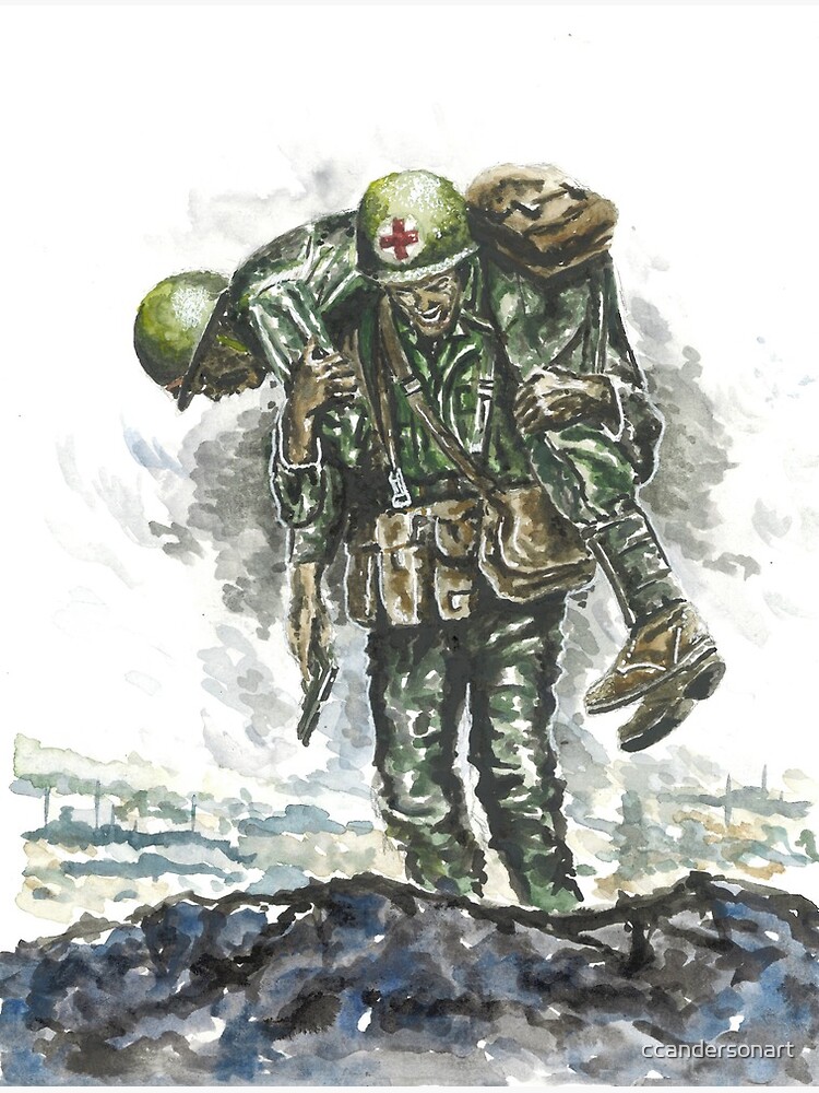 "Hacksaw Ridge" Art Print by ccandersonart | Redbubble