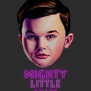 "Young Sheldon | Mighty little man | Watercolor painting" Sticker for ...