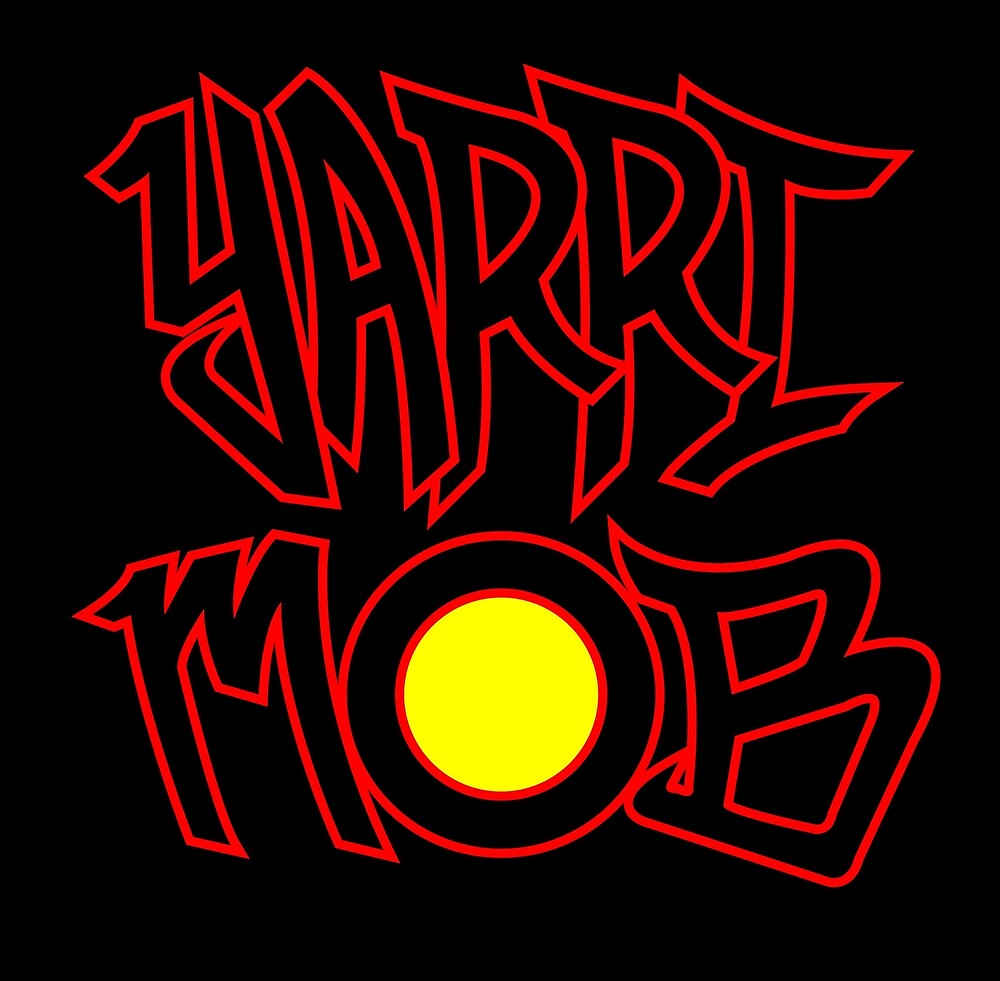 "Yarri Mob Graffiti - Aboriginal Flag 1" by wigilwigil | Redbubble