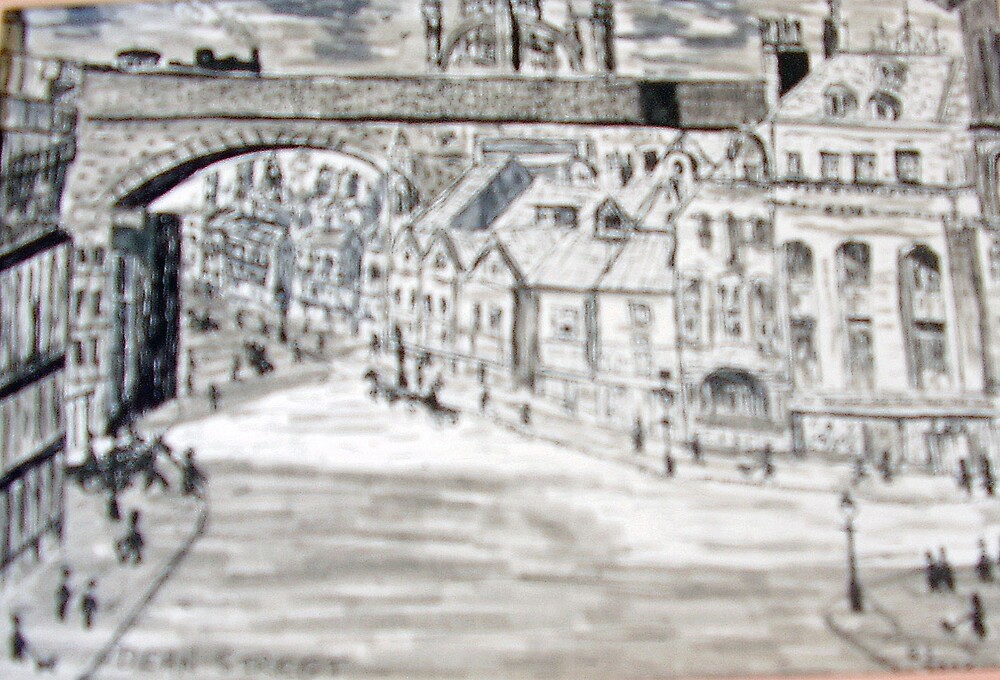 "Dean Street, Newcastle upon Tyne" by GEORGE SANDERSON | Redbubble