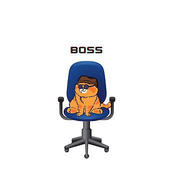 "happy BOSS'S DAY funny cat boss" Art Print for Sale by ONLYSPECIALONES ...