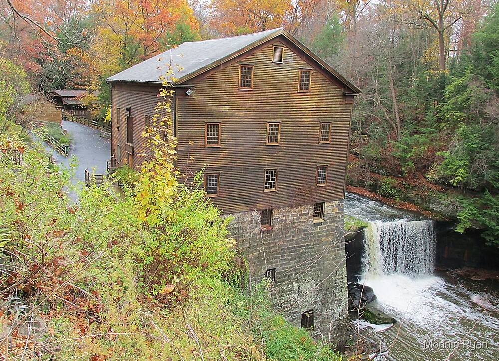 "Autumn at Lanterman's Mill" by Monnie Ryan | Redbubble