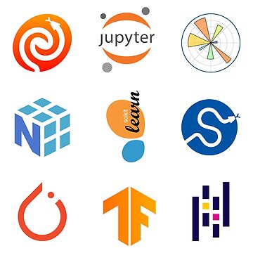 Astropy, Jupyter, Matplotlib, NumPy, Scikit Learn, SciPy, PyTorch ...