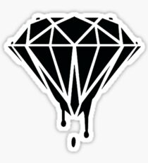 Dripping Diamond Stickers | Redbubble