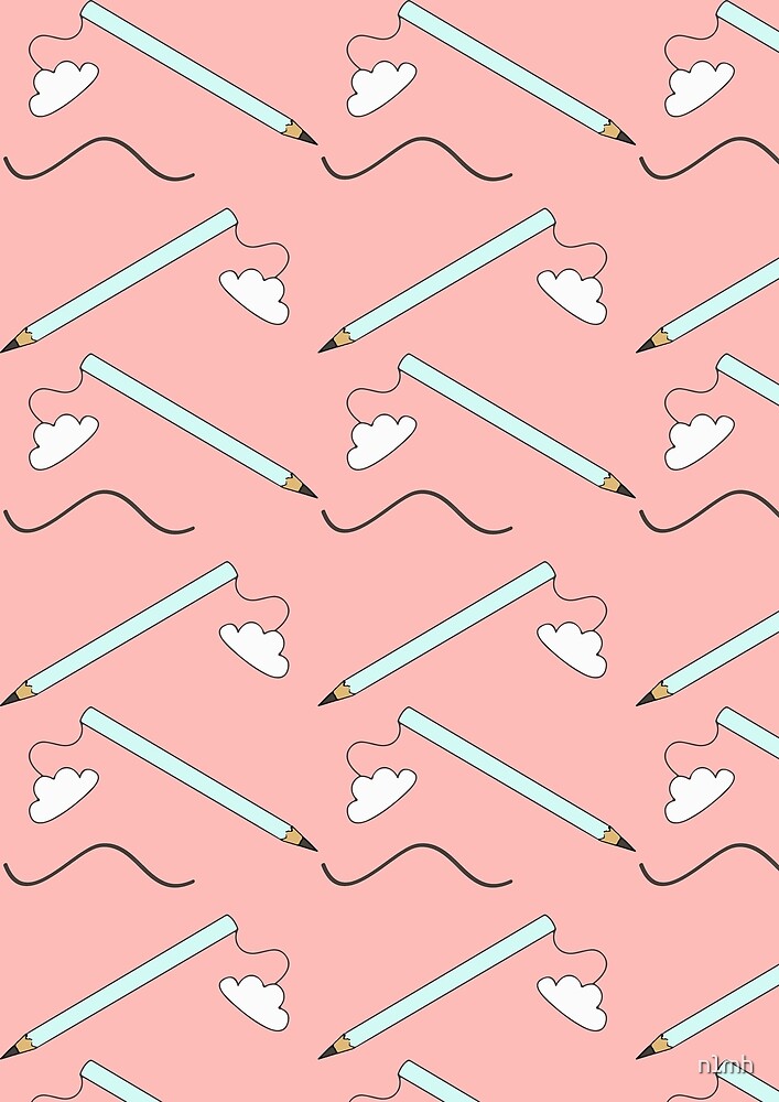 "Pencil Pattern" by n1mh | Redbubble