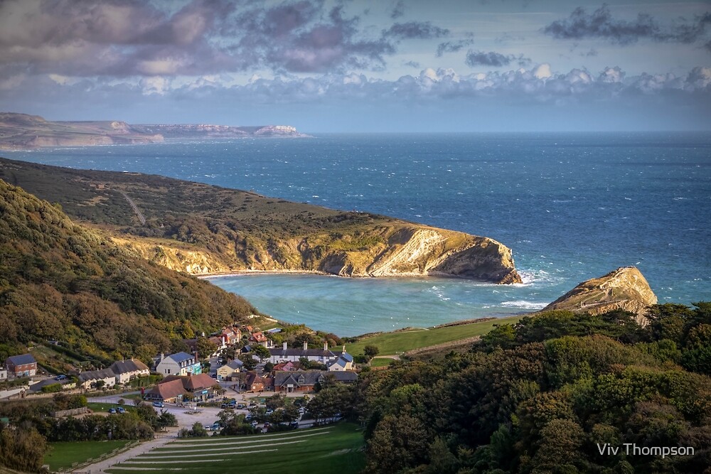 "Lulworth Cove" by Viv Thompson | Redbubble