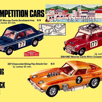 "TOY DIE CAST RACING CARS - CATALOGUE" Classic T-Shirt for Sale by ...