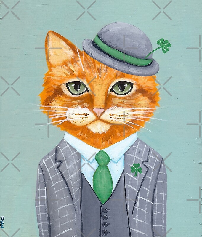 "Tiarnan the Tabby Cat" by kilkennycat | Redbubble