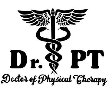 "Doctor of Physical Therapy Healthcare Logo" Sticker for Sale by H-with ...