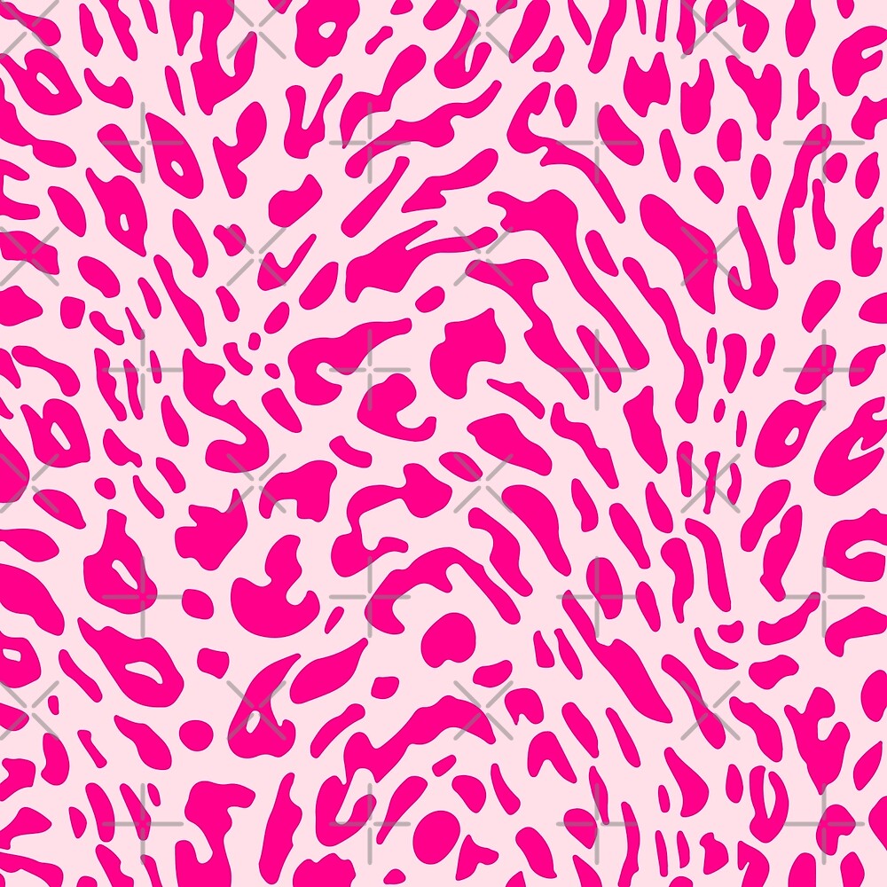 "Leopard Animal Print Pink Pattern" by patternsoup | Redbubble