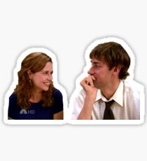 Jim and Pam Stickers | Redbubble