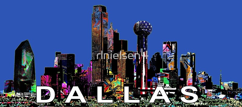 "Dallas in graffiti " by rlnielsen4 | Redbubble