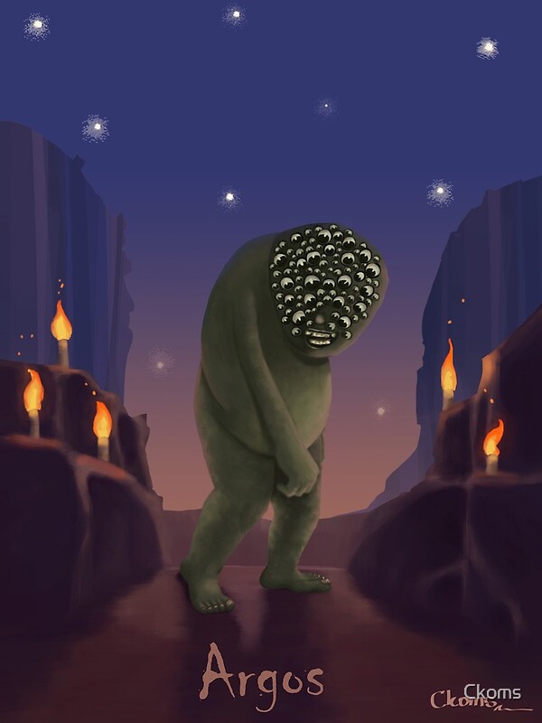 "Argos, Greek mythology" by Ckoms | Redbubble