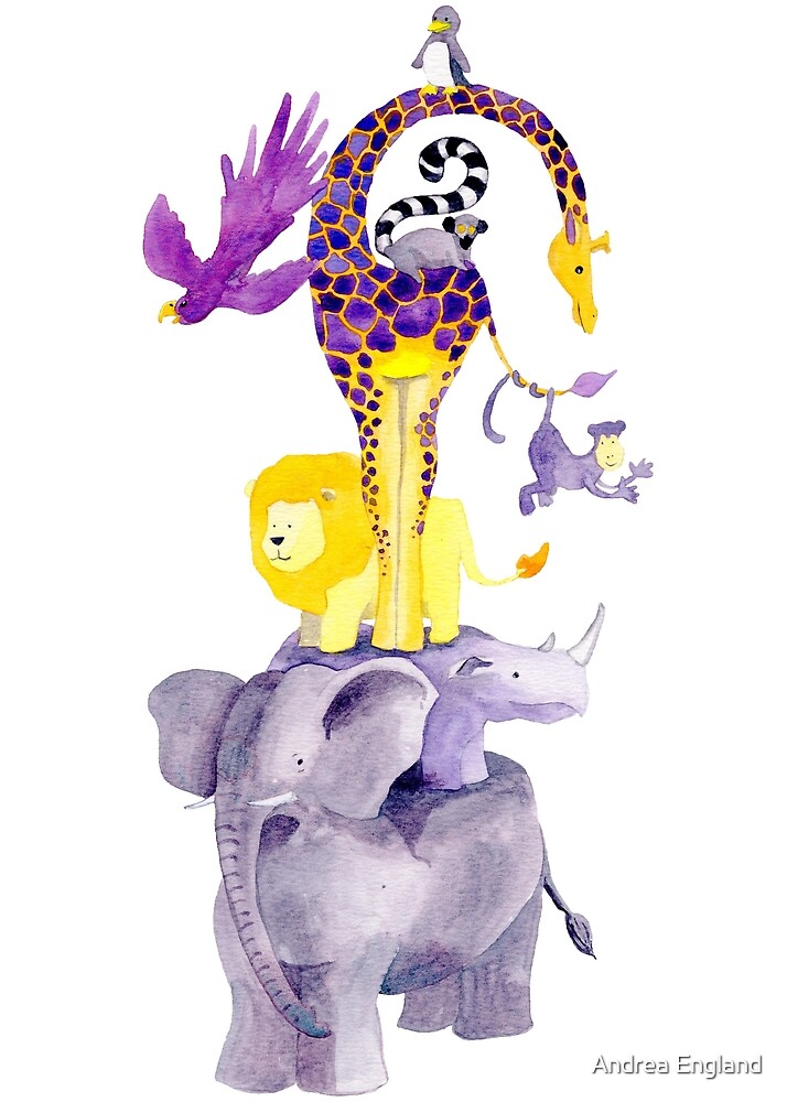 "Amazing balancing acrobatic animals" by Andrea England | Redbubble