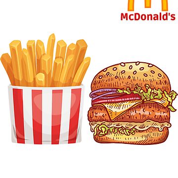 "Mcdonalds Happy Meal" Sticker for Sale by BetterMindsTees | Redbubble