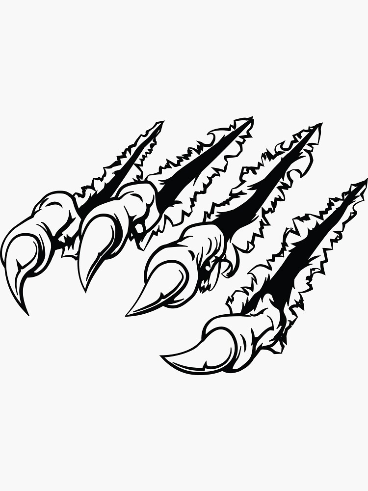 "Raptor claws" Sticker by MinoMartin | Redbubble