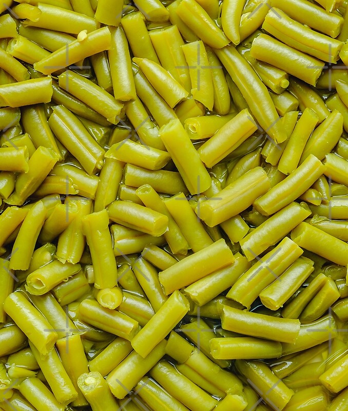 "Green Beans Healthy Food Photo Pattern" by patternsoup | Redbubble