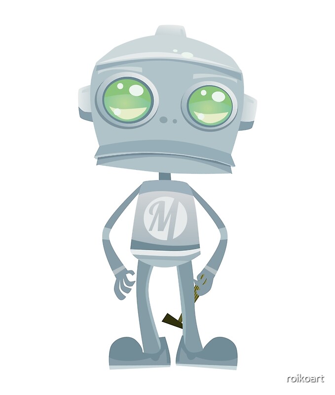 "Mike the robot" by roikoart | Redbubble