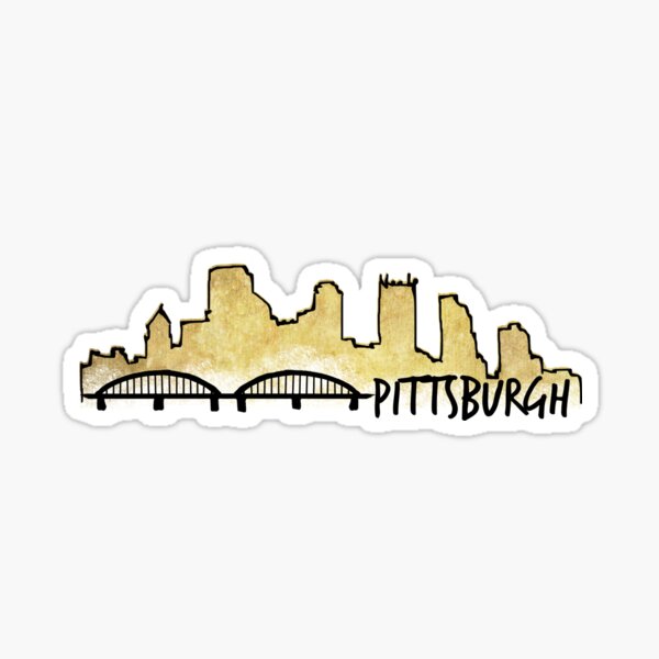 Pittsburgh Skyline Stickers | Redbubble
