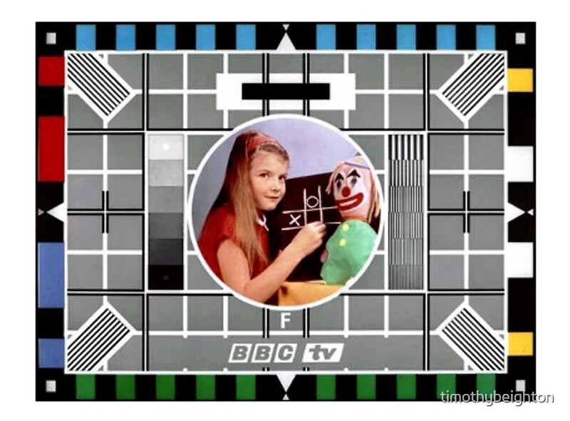 "Classic 'BBC test card'" Posters by Timothy Beighton | Redbubble