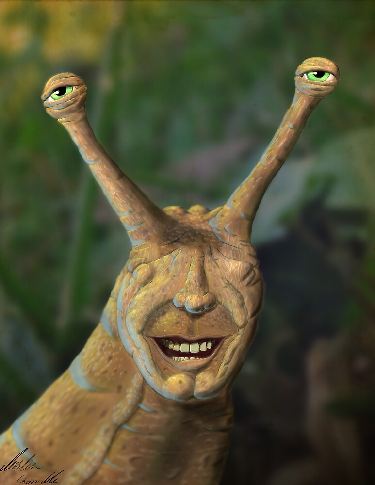 "Snail Man" by JustinGlanville | Redbubble