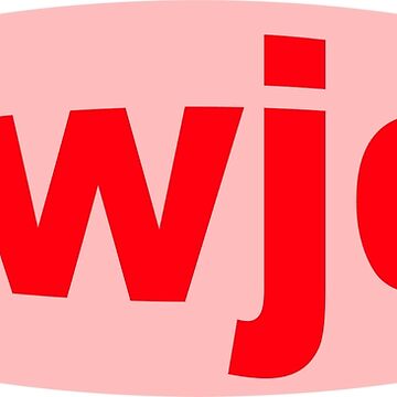 "wwjd?" Sticker for Sale by nicolaysdesigns | Redbubble