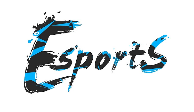 "Esports Graffiti - [Black / Blue]" by Symphonys | Redbubble
