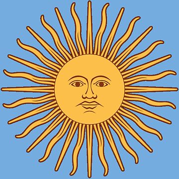 "Argentina Flag T-Shirt Argentine Bedspread Sol De Mayo - Sun of May ...