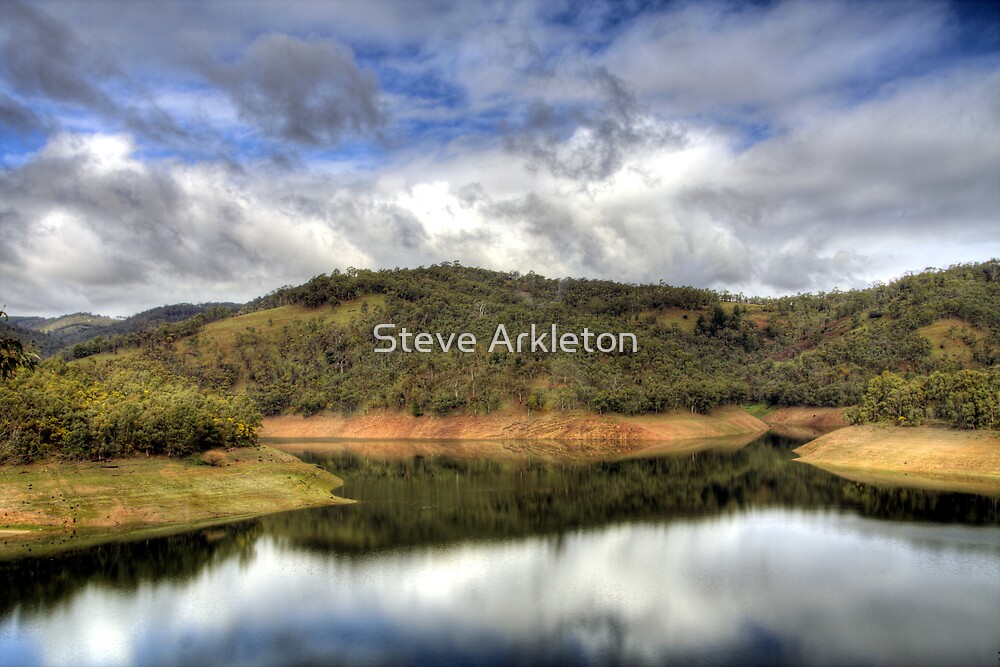 "Kangaroo Creek Reservoir, South Australia" by Steve Arkleton | Redbubble