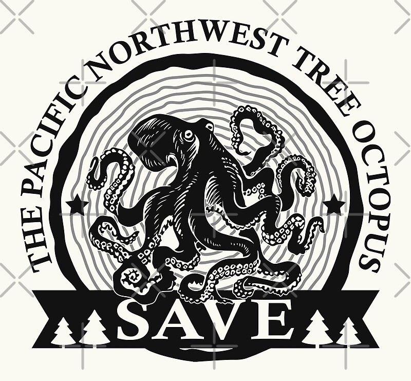 "Save the Pacific Northwest Tree Octopus" by FR3DXVII | Redbubble