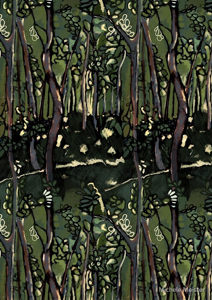 "Australian bush pattern" by Michele Meister | Redbubble