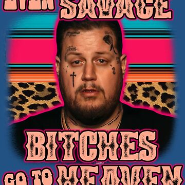 "Jelly roll save me from myself country music fan song lyric " Sticker ...