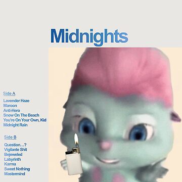 "Bibble Midnights Taylor Swift Album Cover (Updated Track List ...