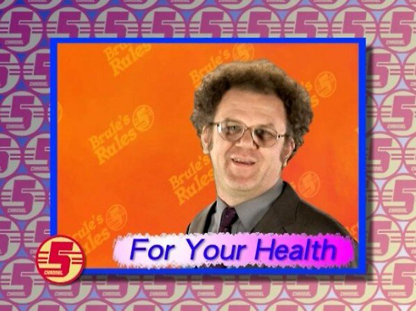 "For Your Health - Dr. Steve Brule" Stickers by baysideify | Redbubble