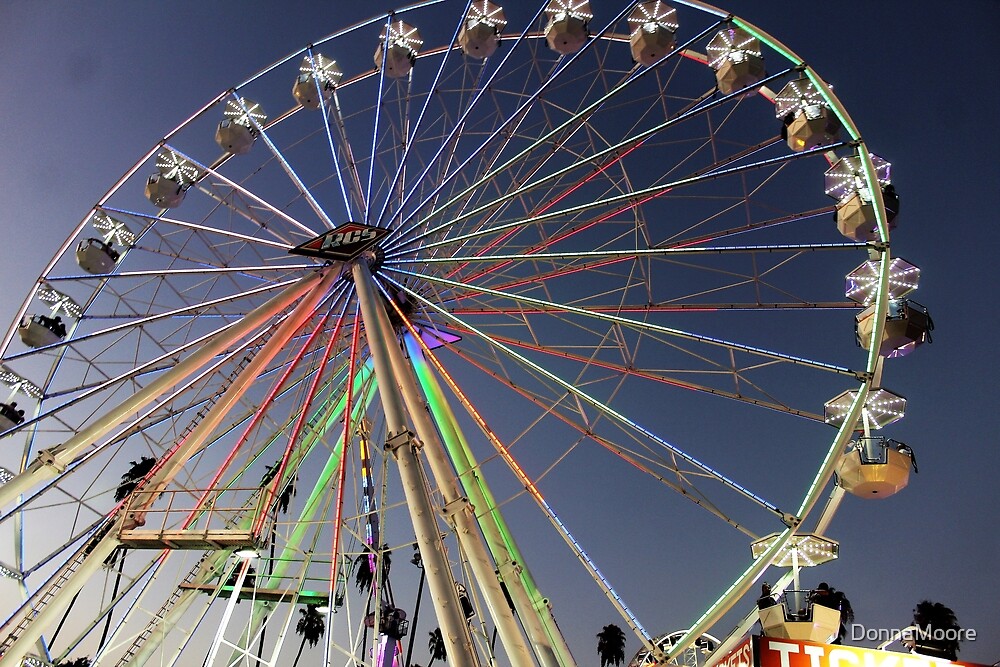 "LA County Fair Ferris Wheel......." by DonnaMoore | Redbubble