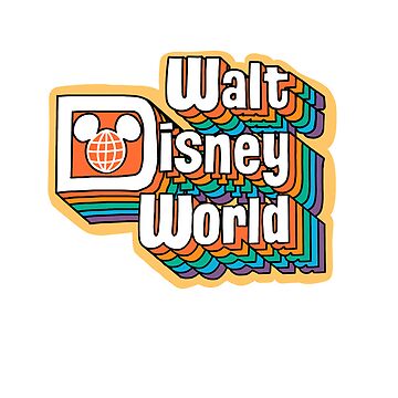 "WDW Logo" Sticker for Sale by Jasmine Clarino | Redbubble