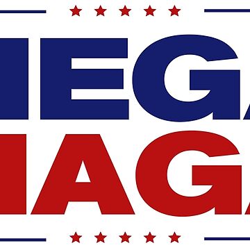 "Mega MAGA" Sticker for Sale by mjdgop97 | Redbubble