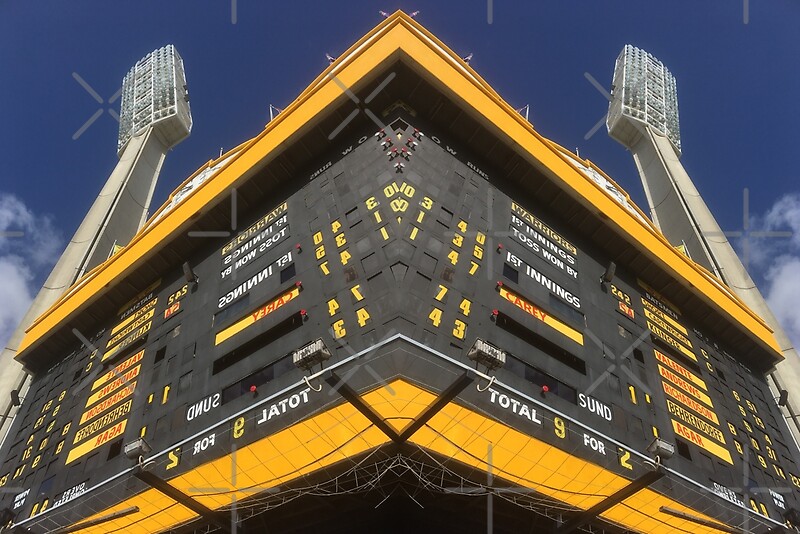 "Under the Scoreboard - WACA Ground, Perth" by Lunaqwa | Redbubble
