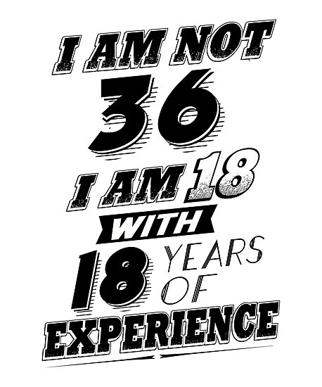 "Funny 36th Birthday Gag Gift 36 Year Old Humor " Posters by ...