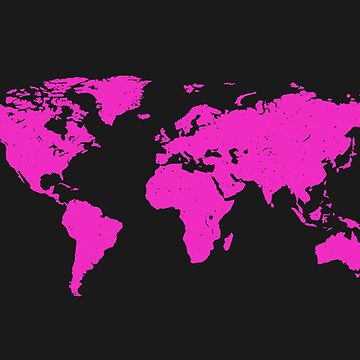 "World Map geography aesthetic World Environment Day Earth Day Pink ...