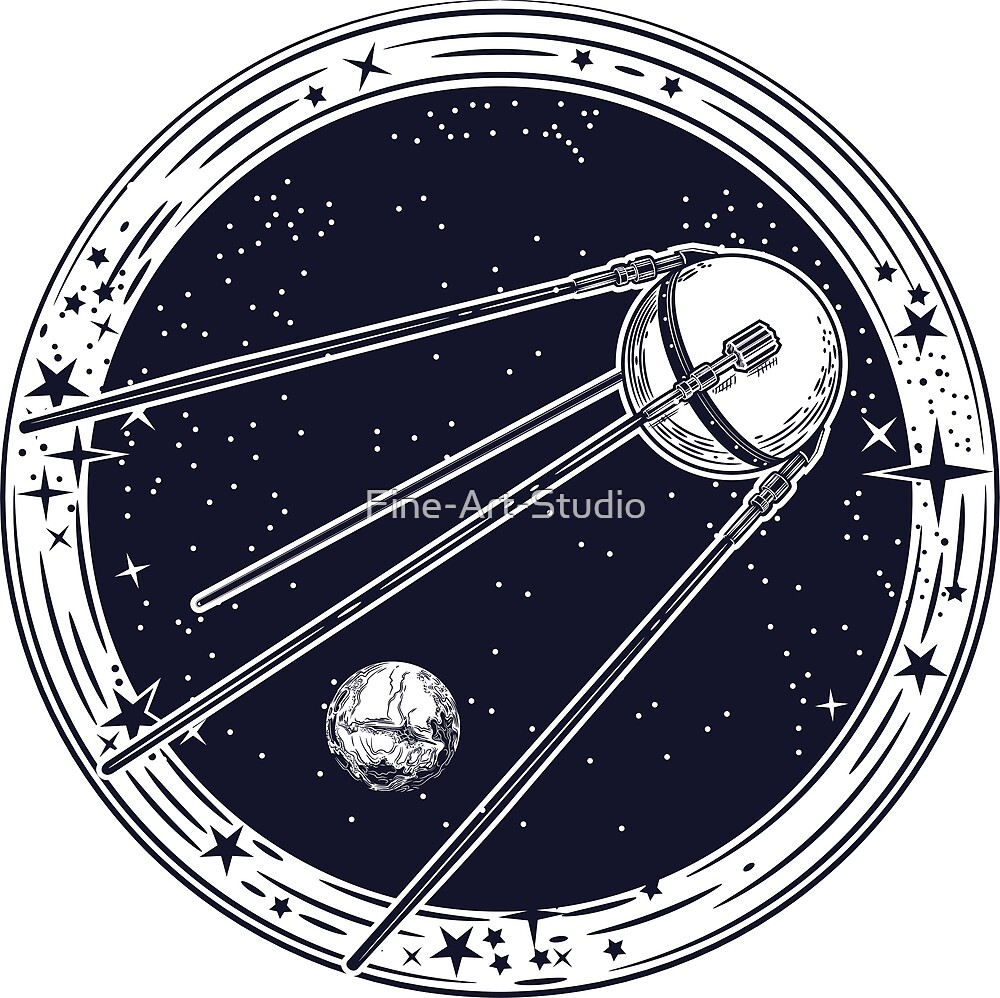 "Satellite" by Fine-Art-Studio | Redbubble