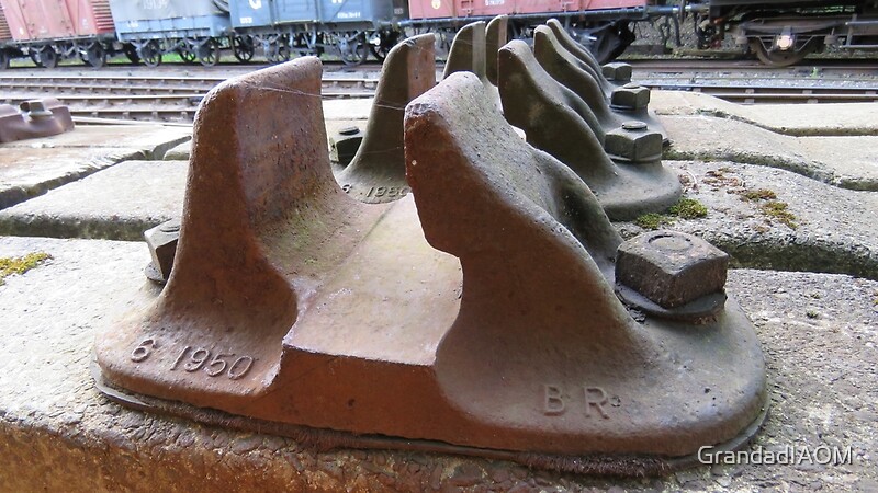 "Railway Track Chairs" by GrandadIAOM | Redbubble